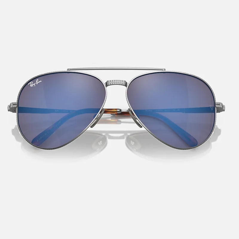 Ray Ban AVIATOR II TITANIUM RB8225 3139O4 58